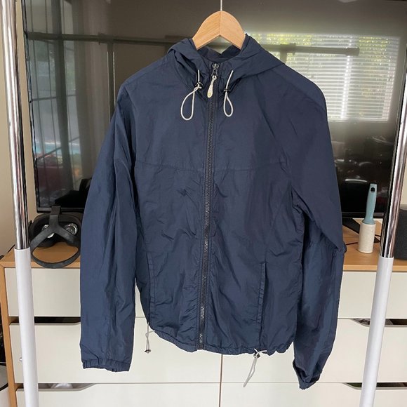 Murphy&Nye | Jackets & Coats | Murphynye Rain Jacket In Dark Blue ...